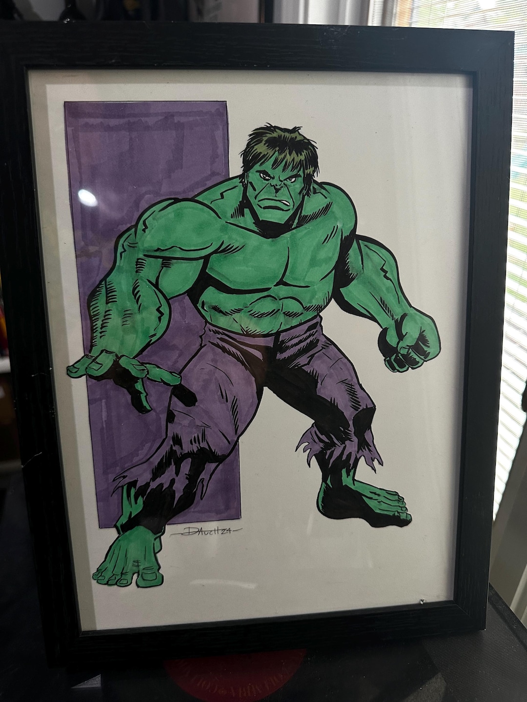 ORIGINAL- Hulk Illustration: Pen and Marker Art (9x12) - Etsy