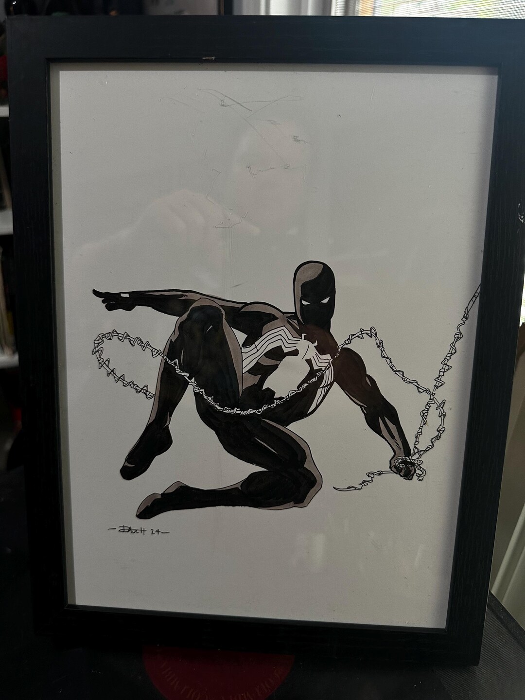 ORIGINAL- Symbiote Spider-man Original Illustration - Etsy