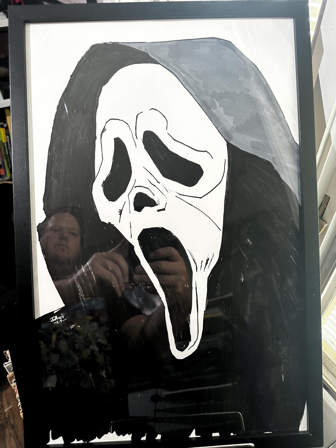 SCREAM Ghostface Ink Illustration - Etsy