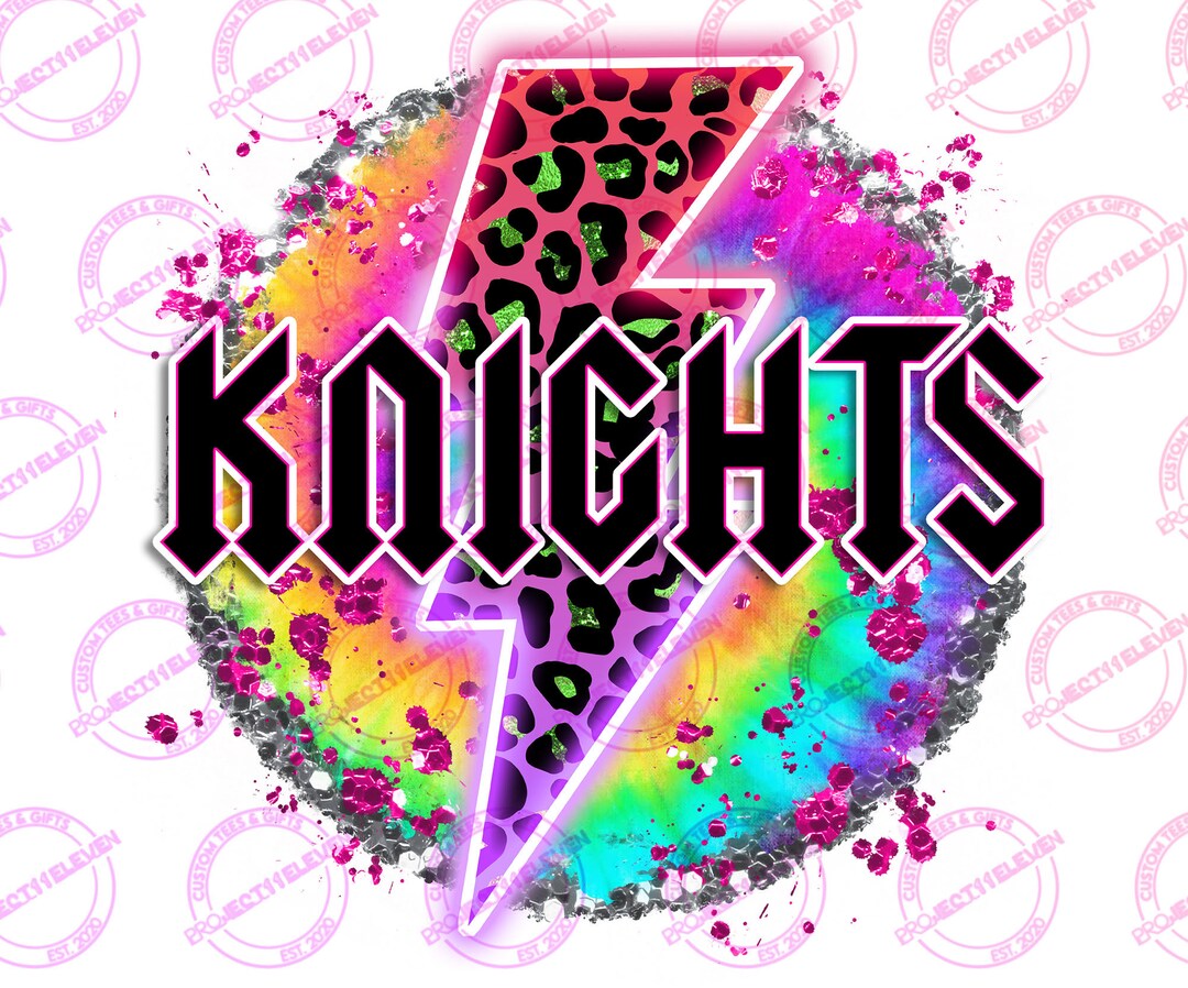 Tiedye Glitter KNIGHTS PNG | SUBLIMATION | Instant Download ...
