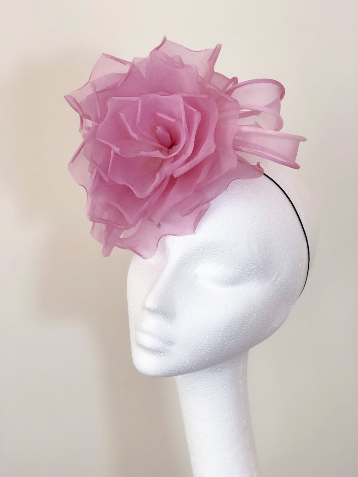 Lilac Rose Fascinator Royal Ascot Wedding Bridal Bridesmaids - Etsy