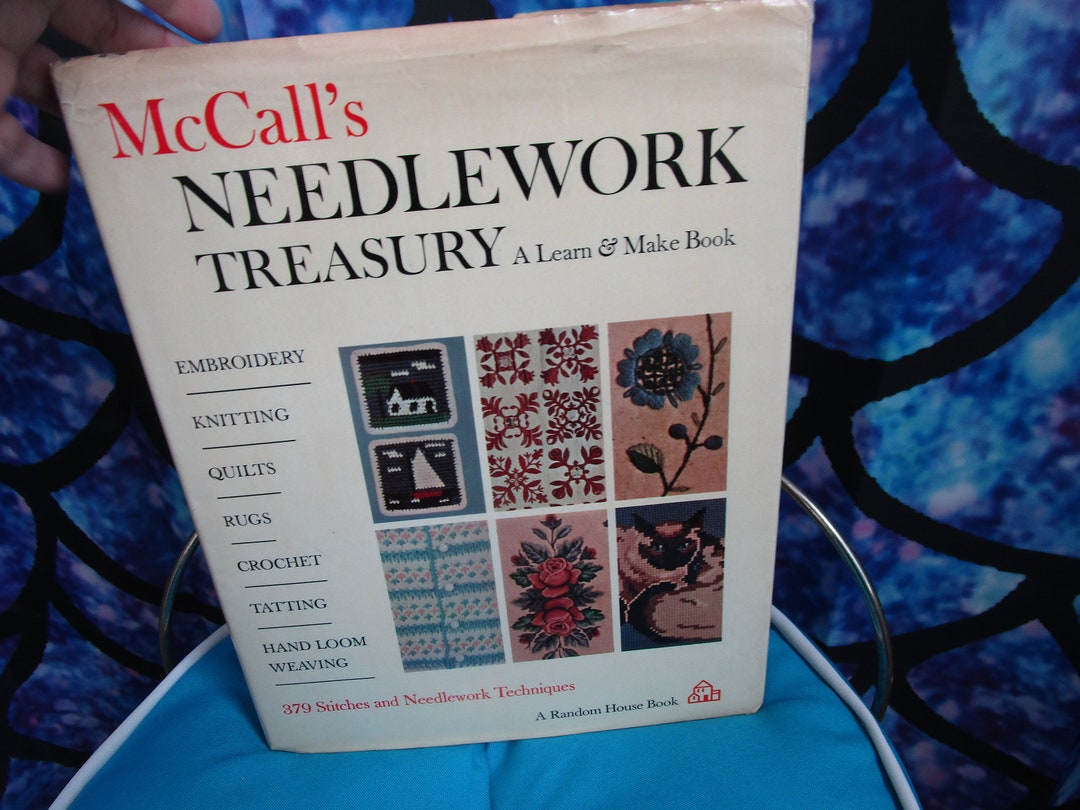 1964 Mccall's Needlework Treasury A Learn and Make Book 379 Stitches ...