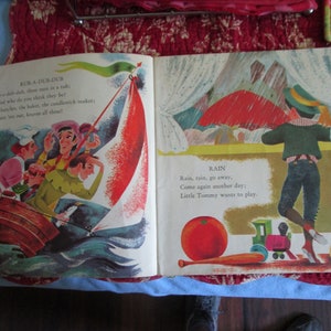 1960 Mother Goose Illustrated by Bonnie and Bill Rutherford Whitman ...