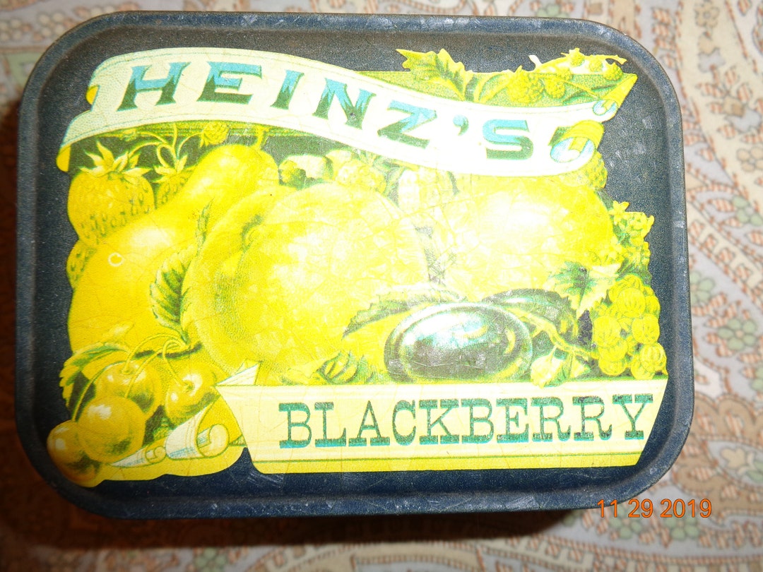 1983 Heinzs Blackberry Jelly Tin Can - Etsy