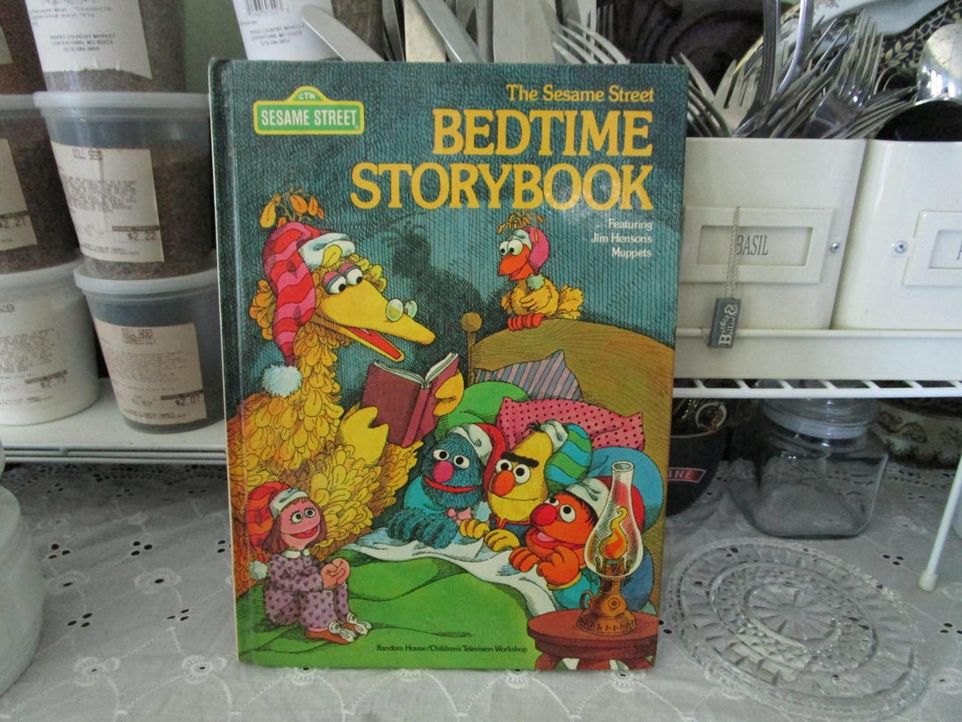 1978 the Sesame Street Bedtime Storybook Featuring Jim Hensons Muppets ...