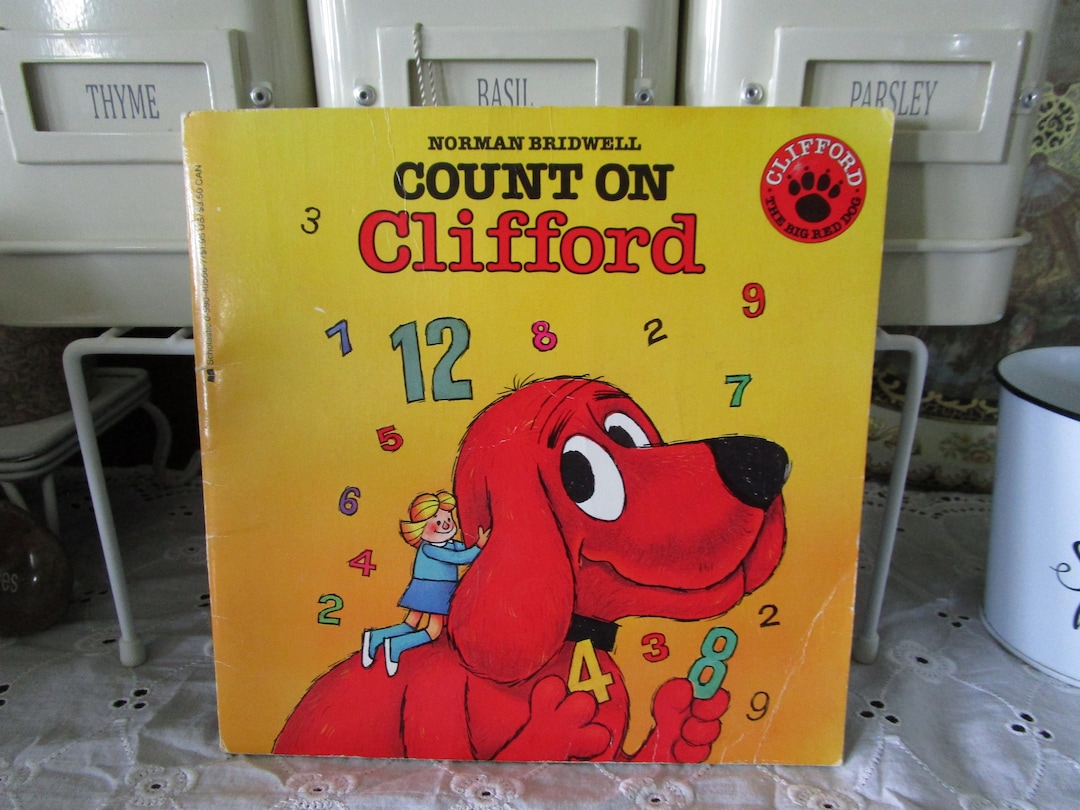 1985 Norman Bridwell Count on Clifford SC Scholastic Book Clifford the ...