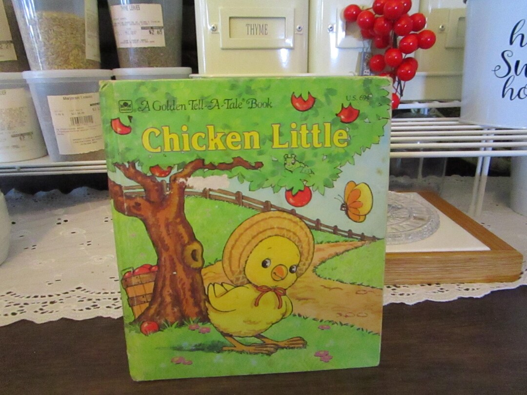 1990 Chicken Little A Golden Tell A Tale Book HB Book - Etsy