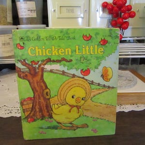 1990 Chicken Little A Golden Tell A Tale Book HB Book - Etsy