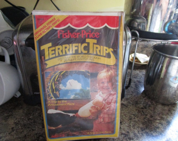 1987 Fisher Price Terrific Trips VHS Movie Ages 2-8 Discover the World ...