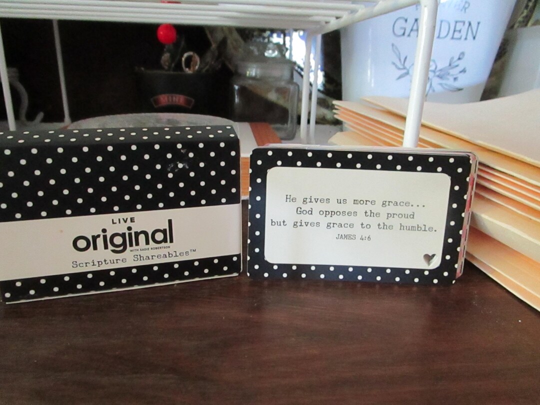 Vintage Box of Dayspring Scripture Cards Live Original With Sadie ...