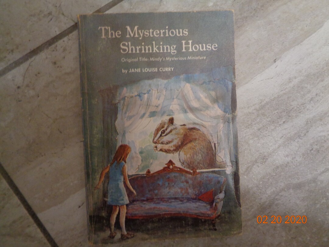 RARE 1970 the Mysterious Shrinking House by Jane Louise Curry - Etsy