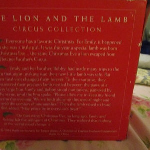 1994 the Lion and the Lamb Circus Collection Lion Figurine - Etsy