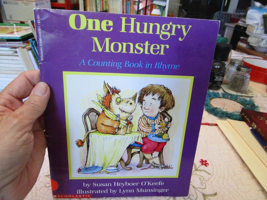 1992 One Hungry Monster A Counting Book in Rhyme by Susan Heyboer O ...