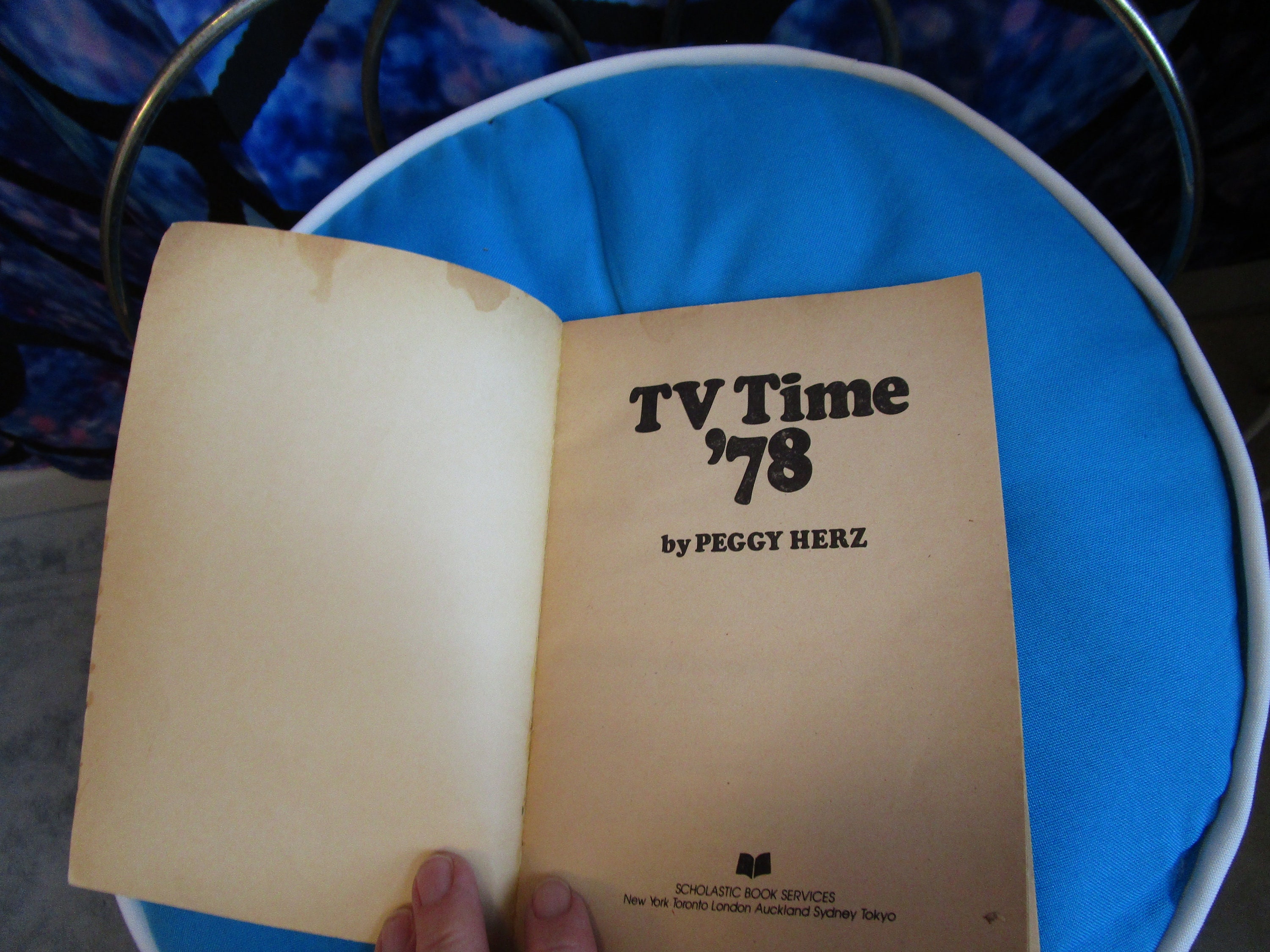 1978 TV Time '78 by Peggy Herz Scholastic SC Book TX 4219 - Etsy