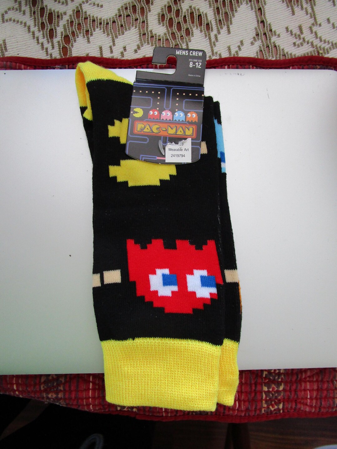 Vintage Never Used Pair of Pac Man Mens Crew Socks for Shoe Szs 8-12 - Etsy