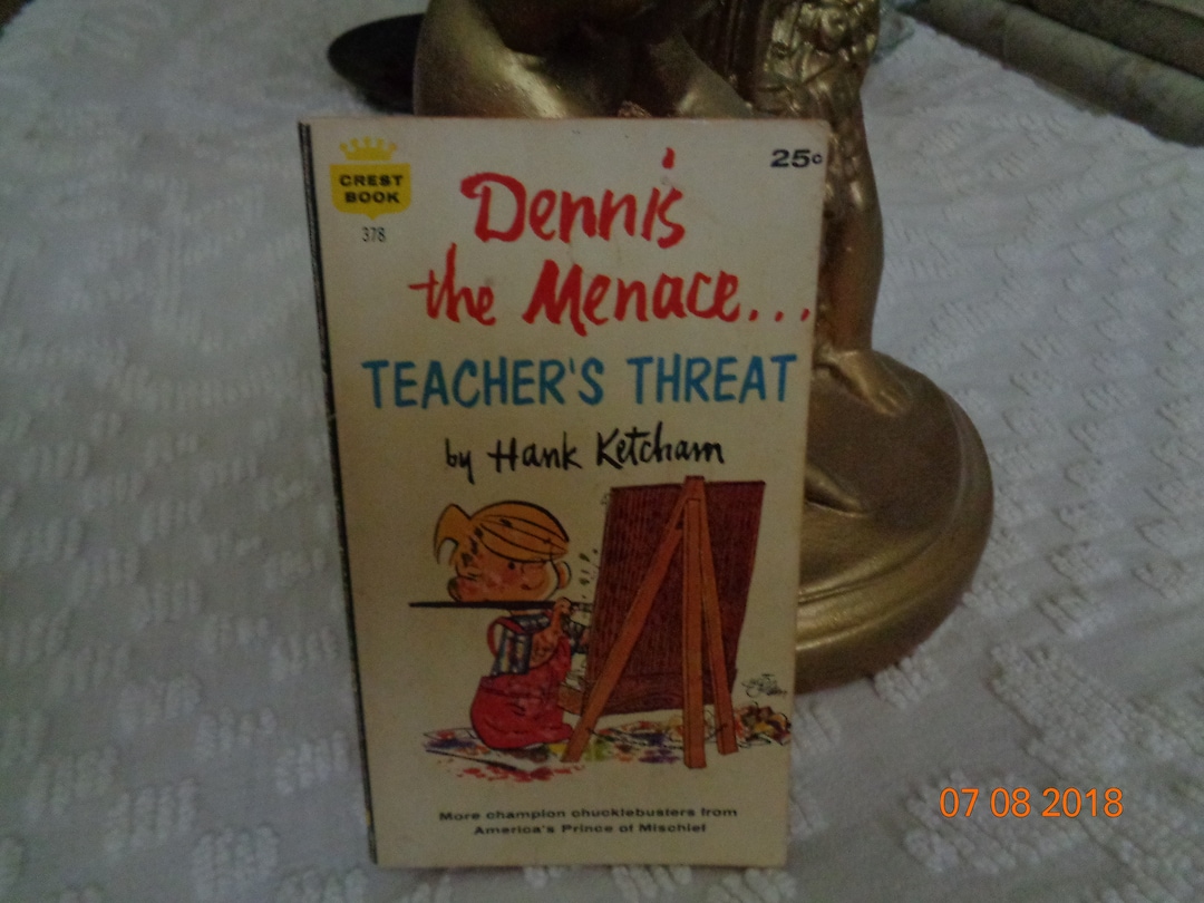 1960 Dennis the Menace Teacher's Threat by Hank Ketcham Crest Book ...