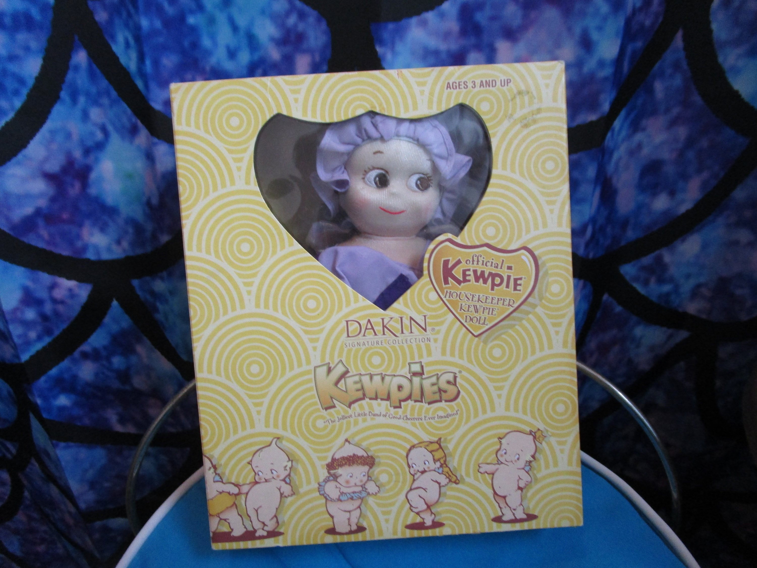 RARE Vintage Dakin Kewpie Housekeeper Doll With Broom and Book the ...