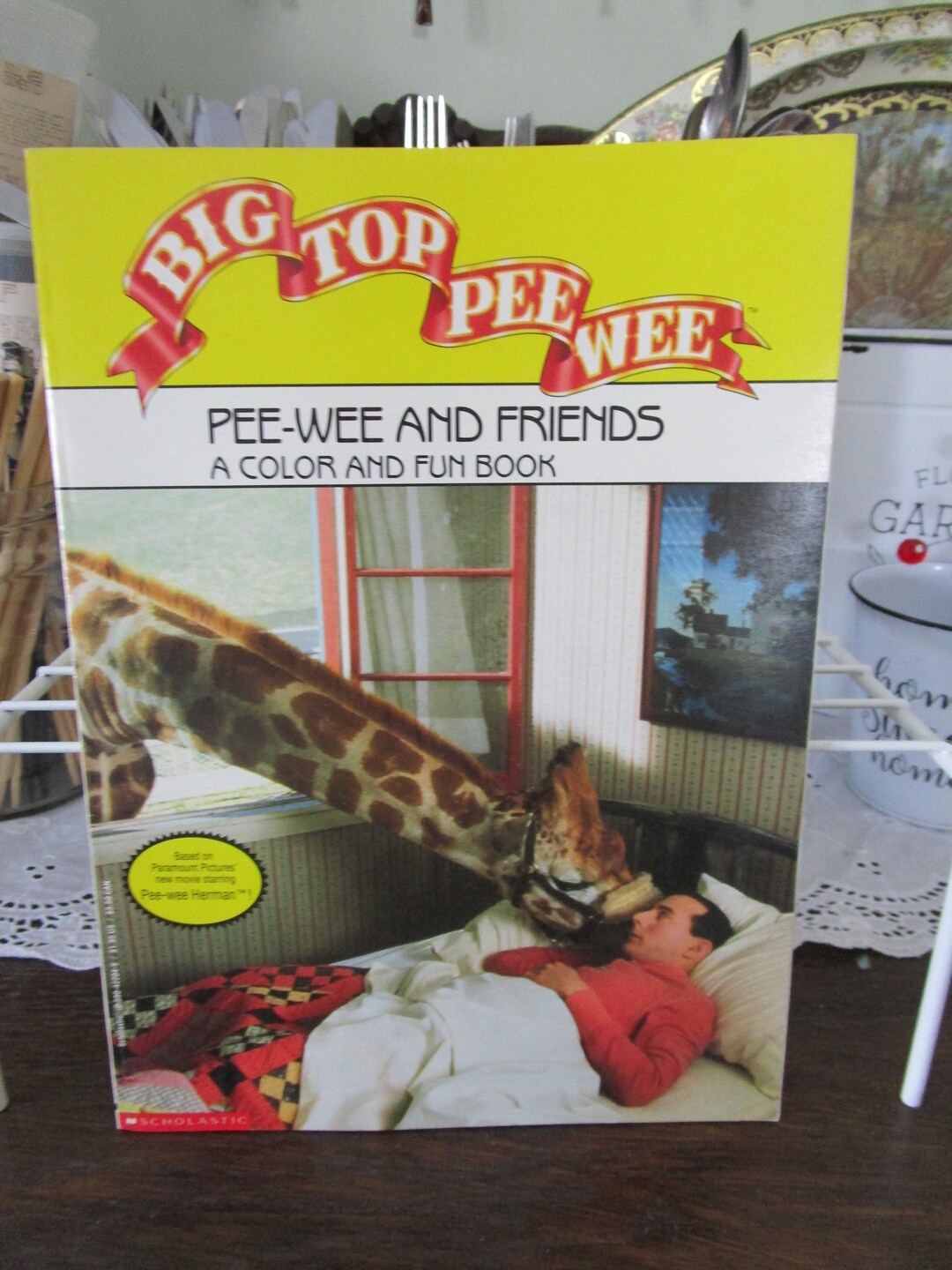 1988 Big Top Pee Wee Pee Wee and Friends A Color and Fun Book SC ...