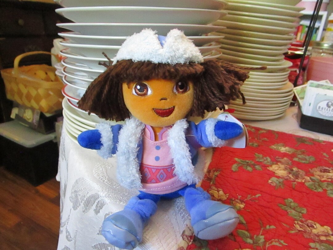 TY Beanie Babies Dora the Explorer Doll Hello From Russia Lets Explore ...