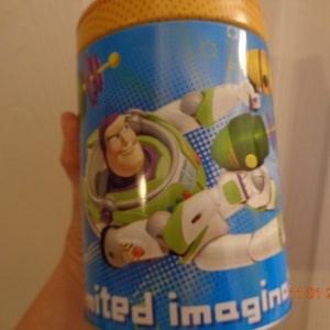 Vintage Disney Toy Story Tin Can Bank the Tin Box Company - Etsy