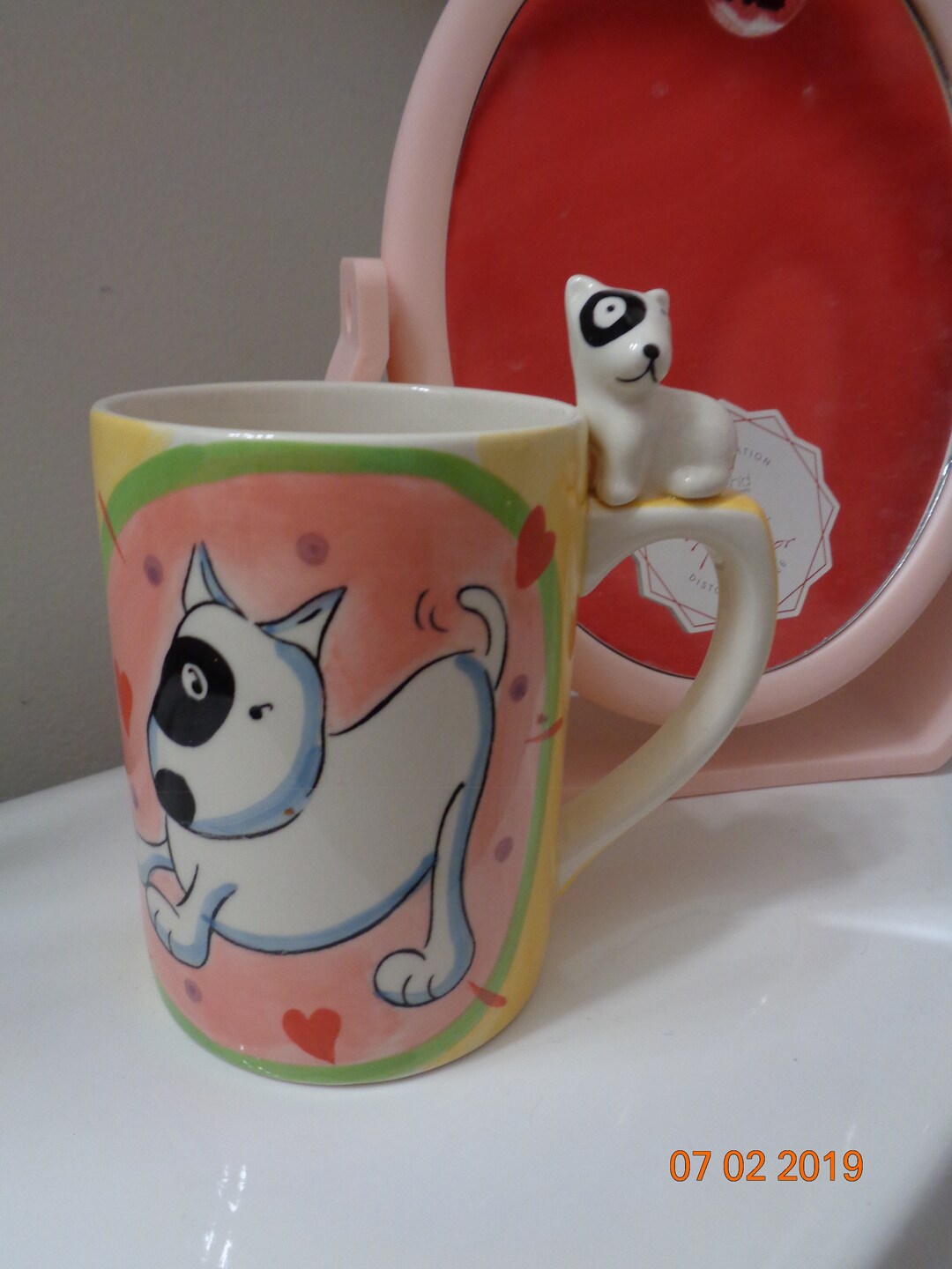Vintage Spuds Mackenzie Porcelain Mug With Figural Spud on Handle ...