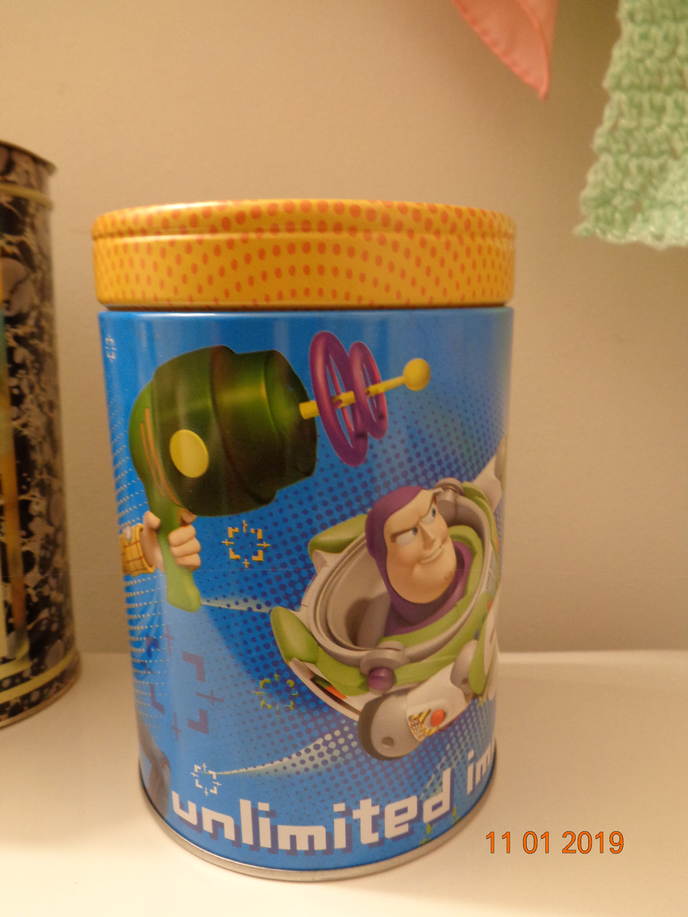 Vintage Disney Toy Story Tin Can Bank the Tin Box Company - Etsy