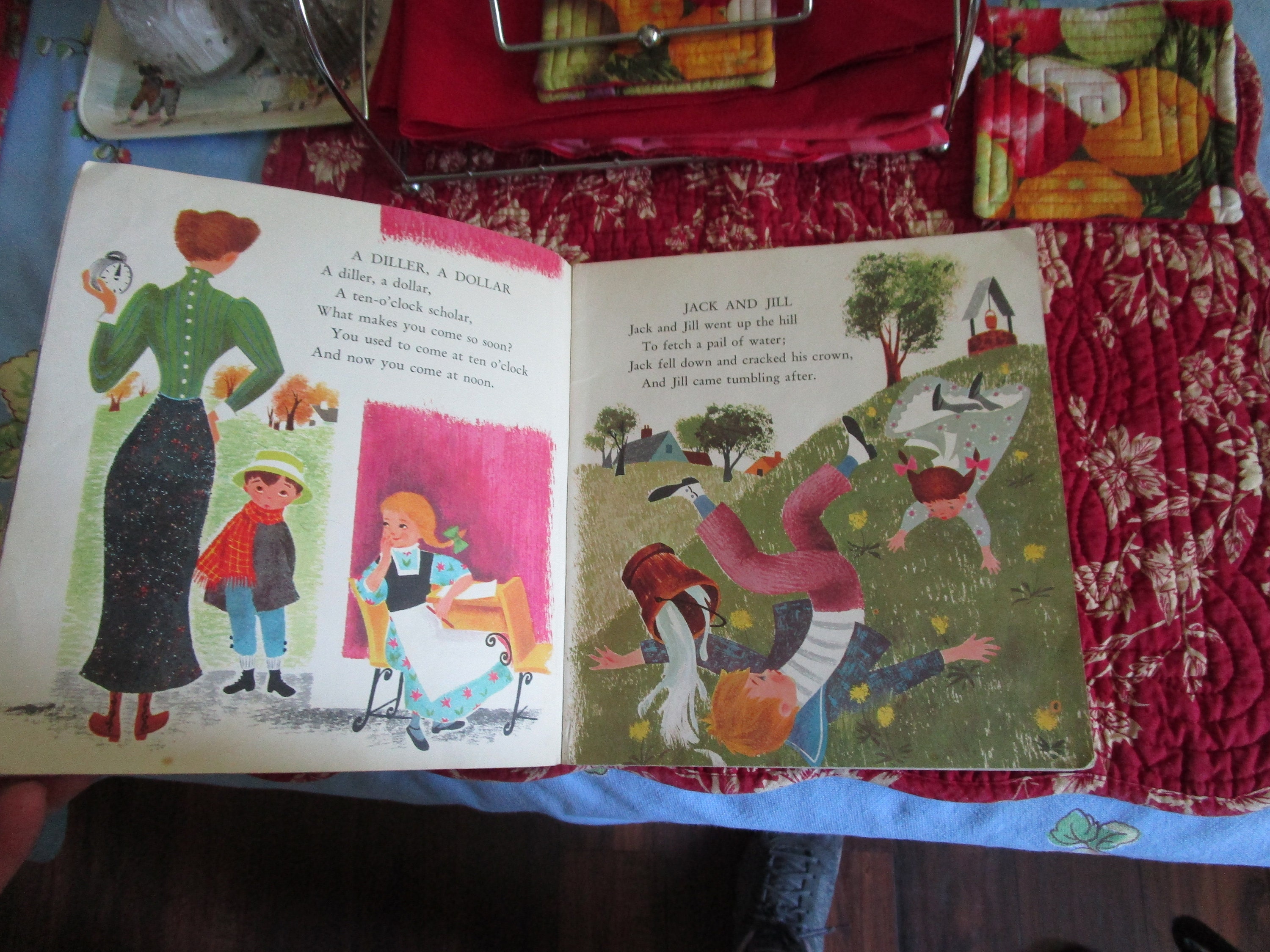 1960 Mother Goose Illustrated by Bonnie and Bill Rutherford - Etsy