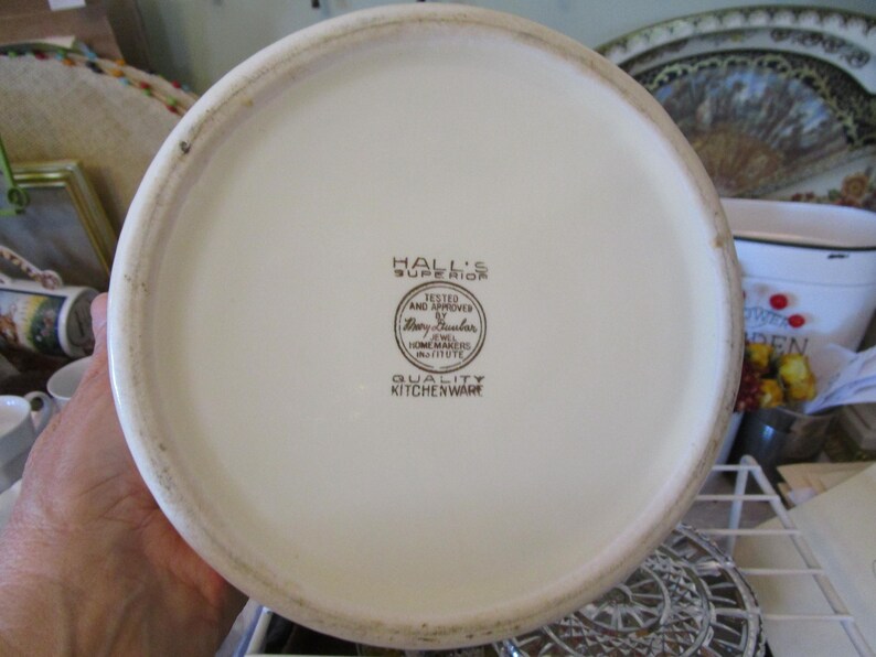 Vintage Halls Superior Quality Kitchenware Autumn Leaf Shuffle ...