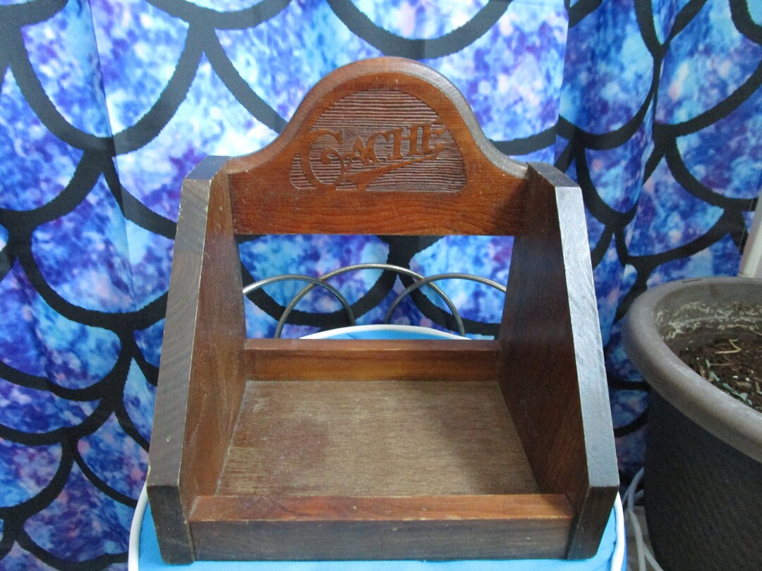 Vintage Wooden Cache Box Shelf for Holding Many Different Things - Etsy