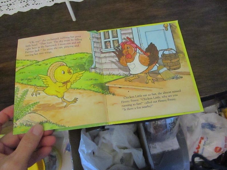 1990 Chicken Little A Golden Tell A Tale Book HB Book - Etsy