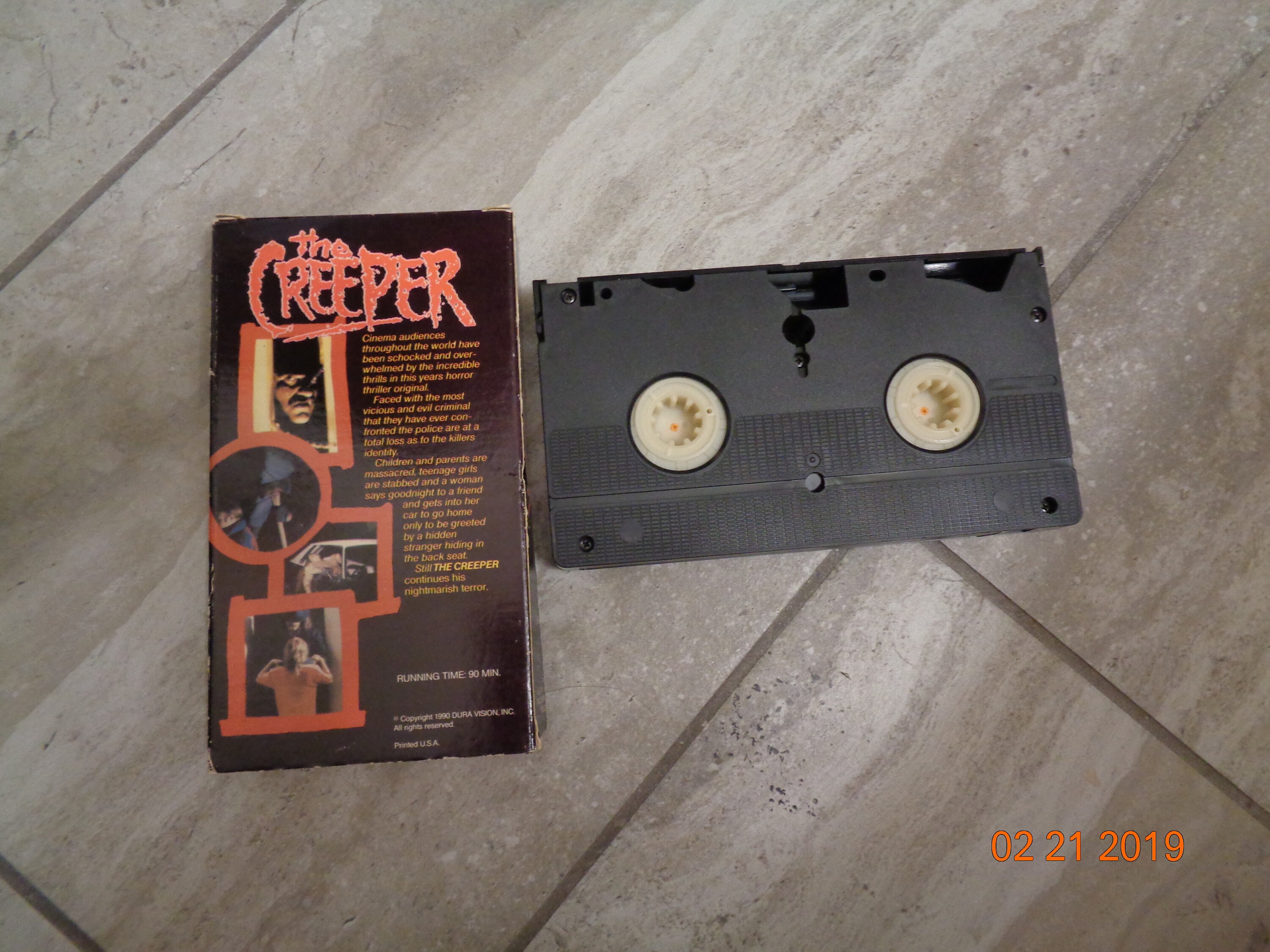 1990 the Creeper Horror VHS the Nightmare Continues - Etsy