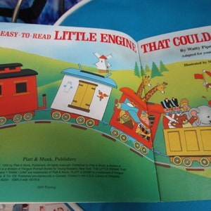 Vintage the Easy to Read Little Engine That Could by Watty Piper ...