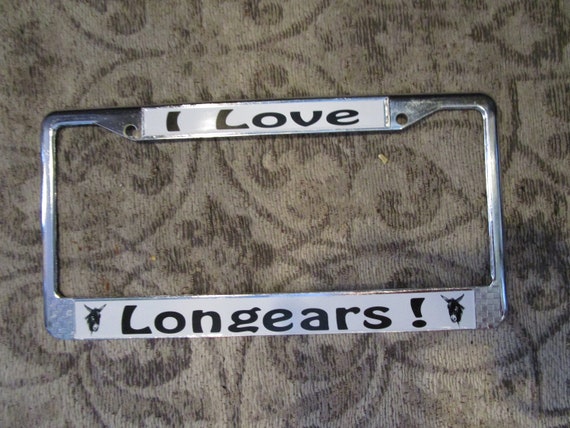 I Love Longears Donkey Ass License Plate Frame - Etsy