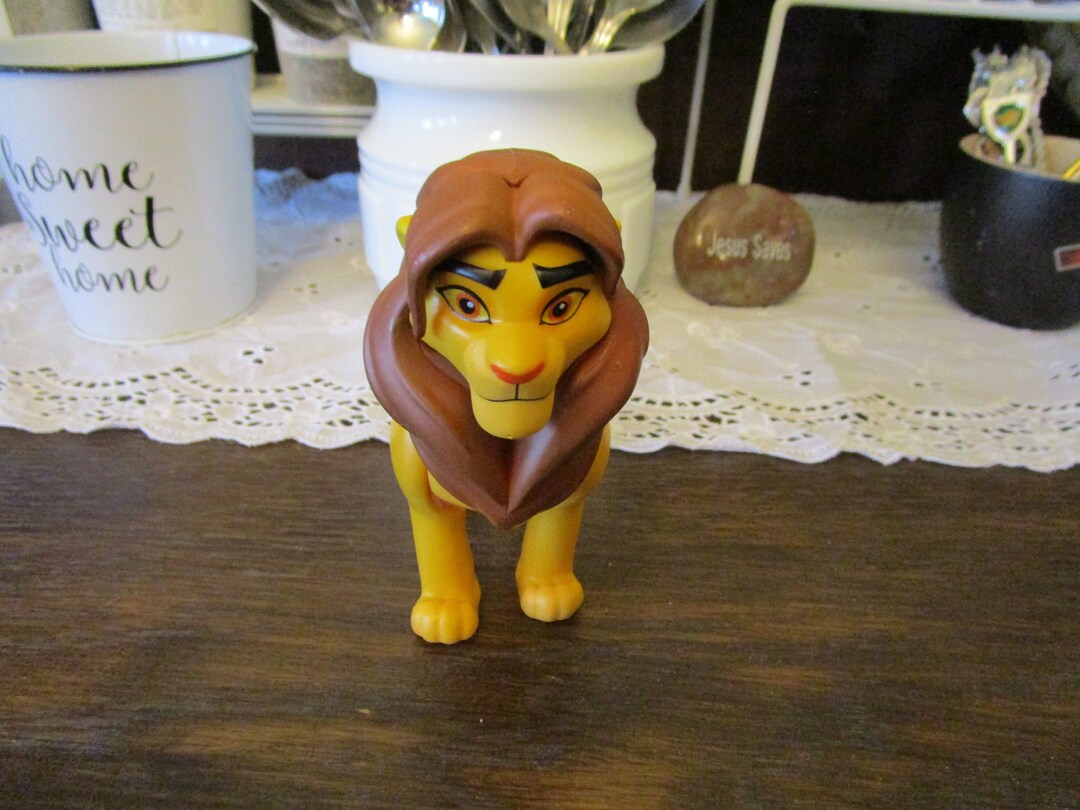 Vintage Mufasa Figure Disney the Lion King - Etsy