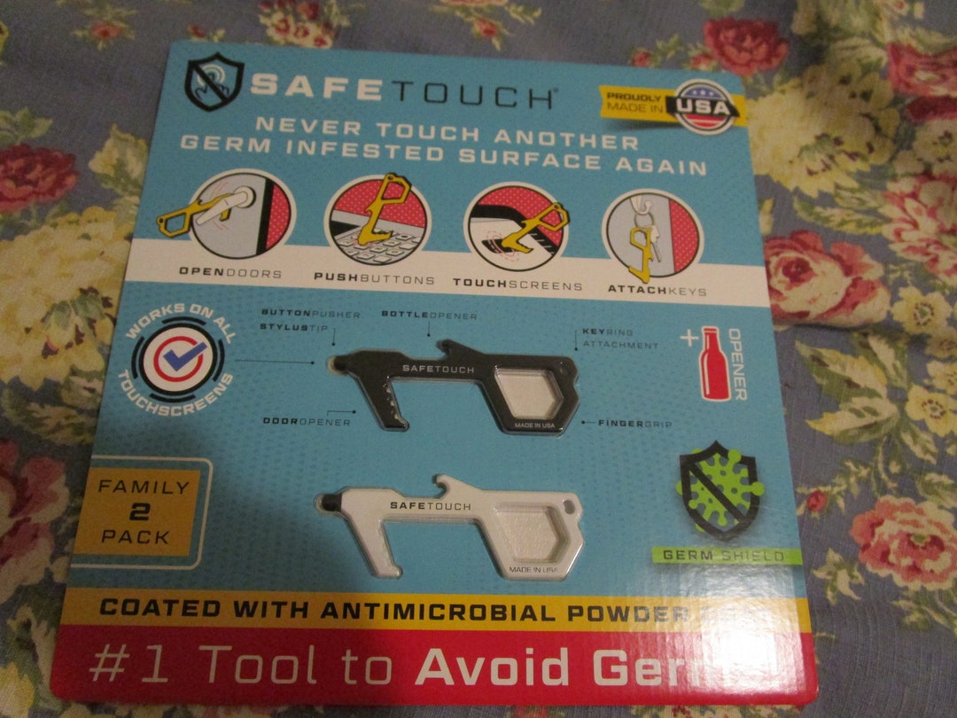 New Safe Touch Family 2 Pack Tool to Avoid Germs Works on All ...