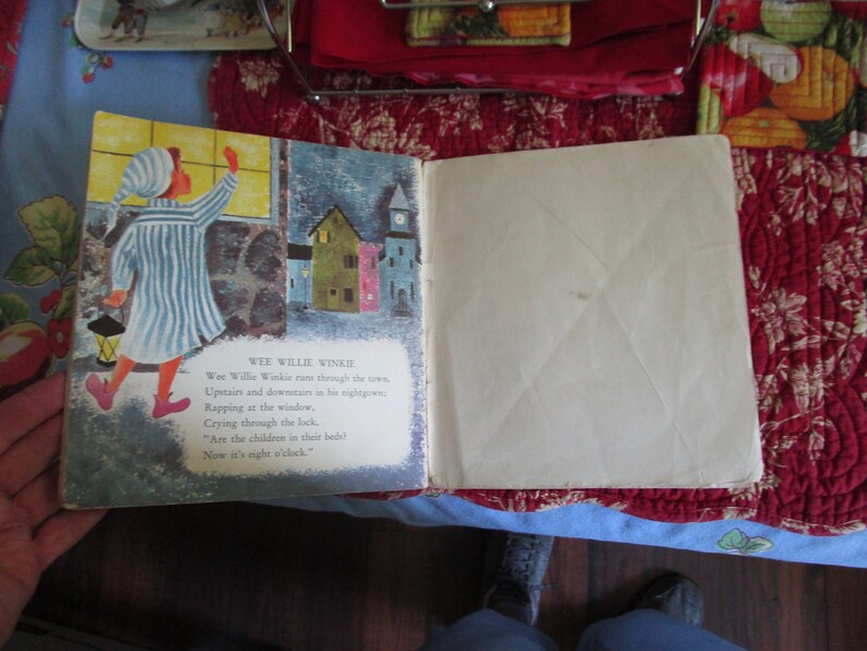 1960 Mother Goose Illustrated by Bonnie and Bill Rutherford - Etsy