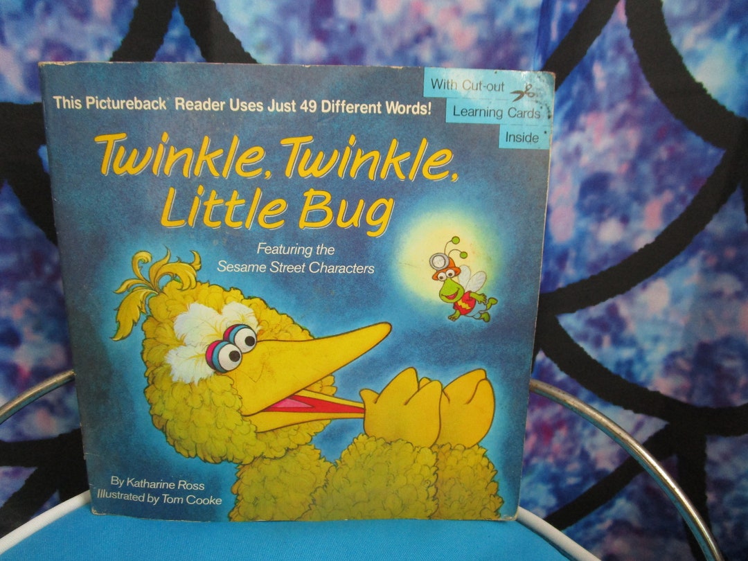 1991 Twinkle Twinkle Little Bug Sesame Street Book by Katharine Ross Illustrated by Tom Cooke - Etsy