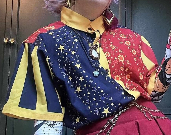 Sundrop & Moondrop Inspired Button-up made-to-order - Etsy