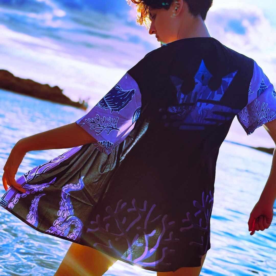 Undersea Mafia Button-up (made-to-order) - Etsy