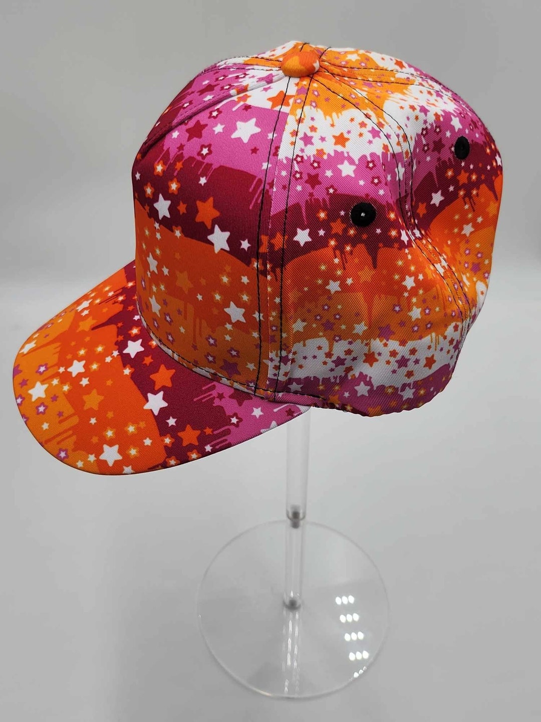 Lesbian Star Drip Pride Snapback - Etsy