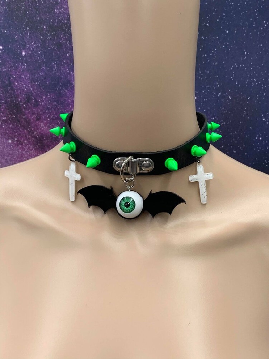 Eyeball Bat Choker - Etsy