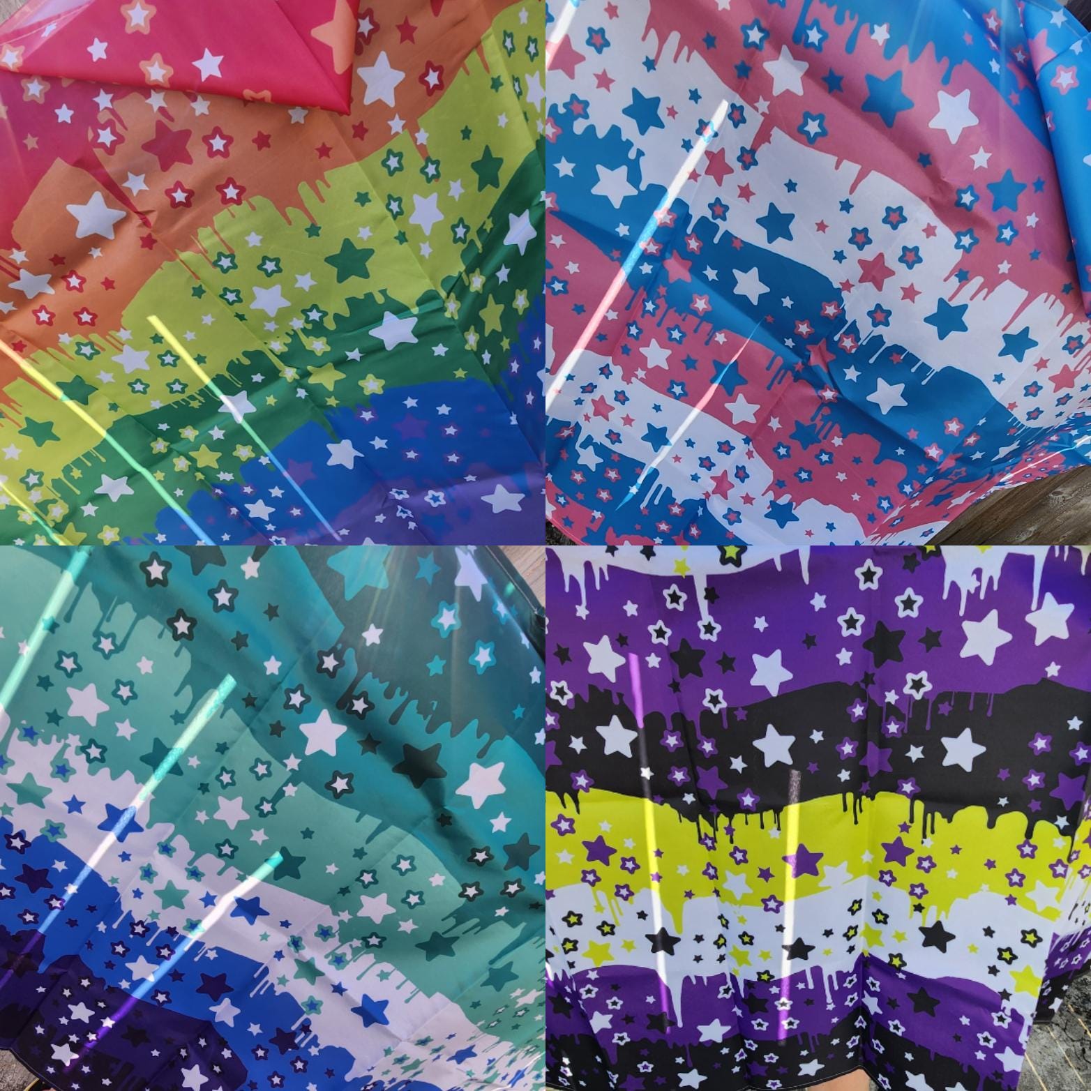 Pride Body Flags [LAST CHANCE] (lesbian, Nonbinary, Asexual, Rainbow ...