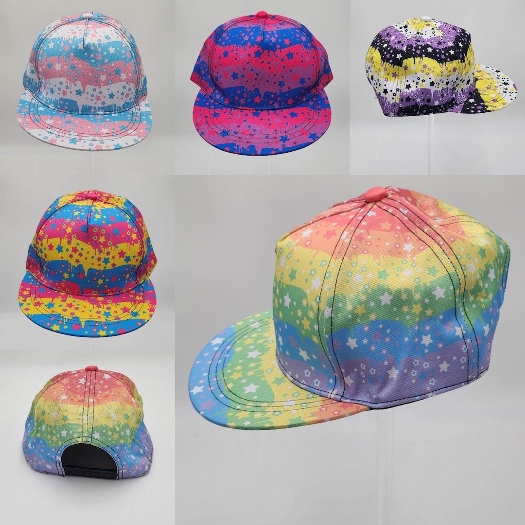 Star Drip Pride Hats (made-to-order) - Etsy