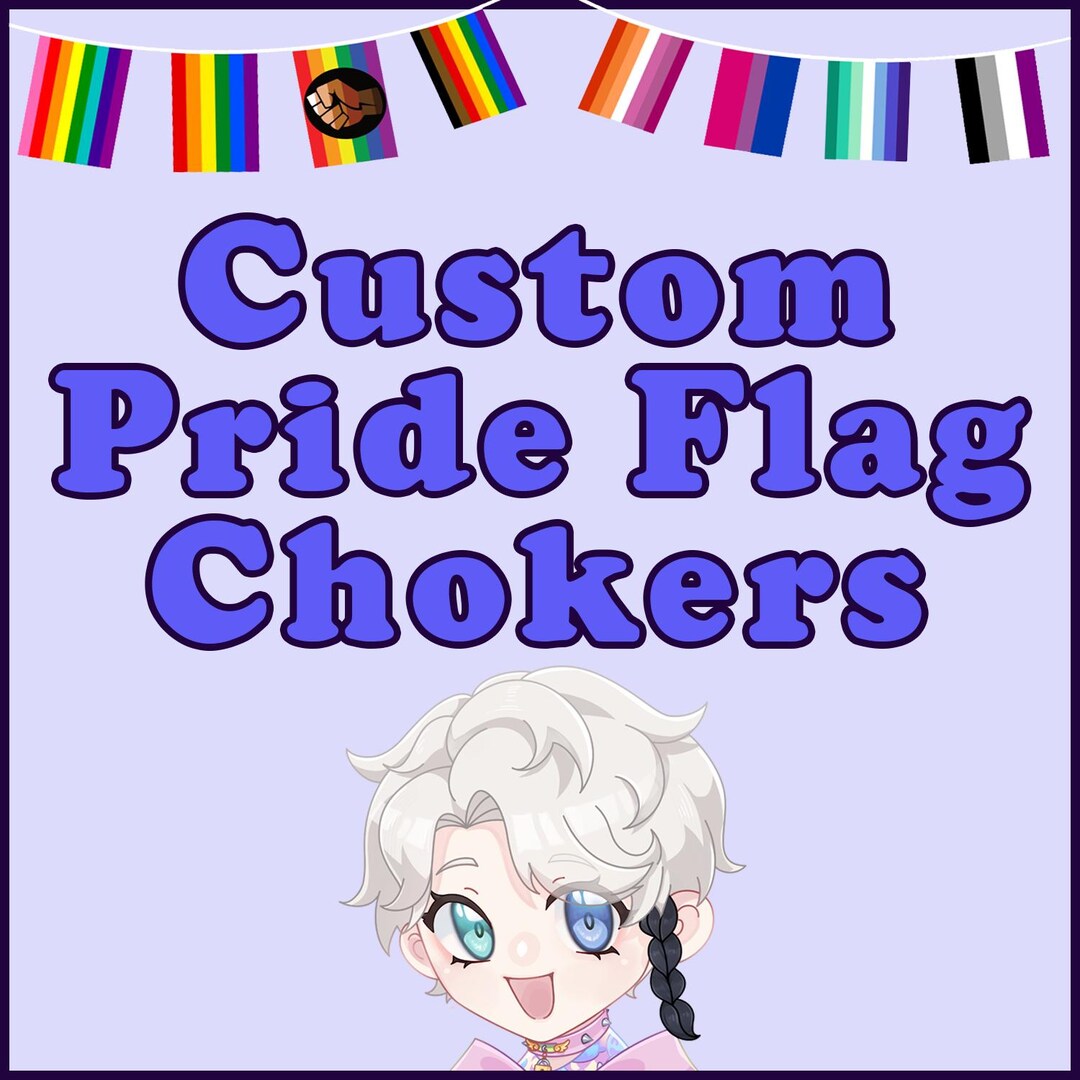 Custom Pride Flag Chokers - Etsy