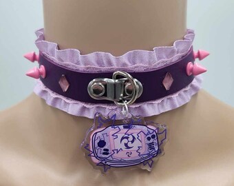 Electro Choker Yae Miko Genshin Impact Inspired Vision Inazuma Sakura ...