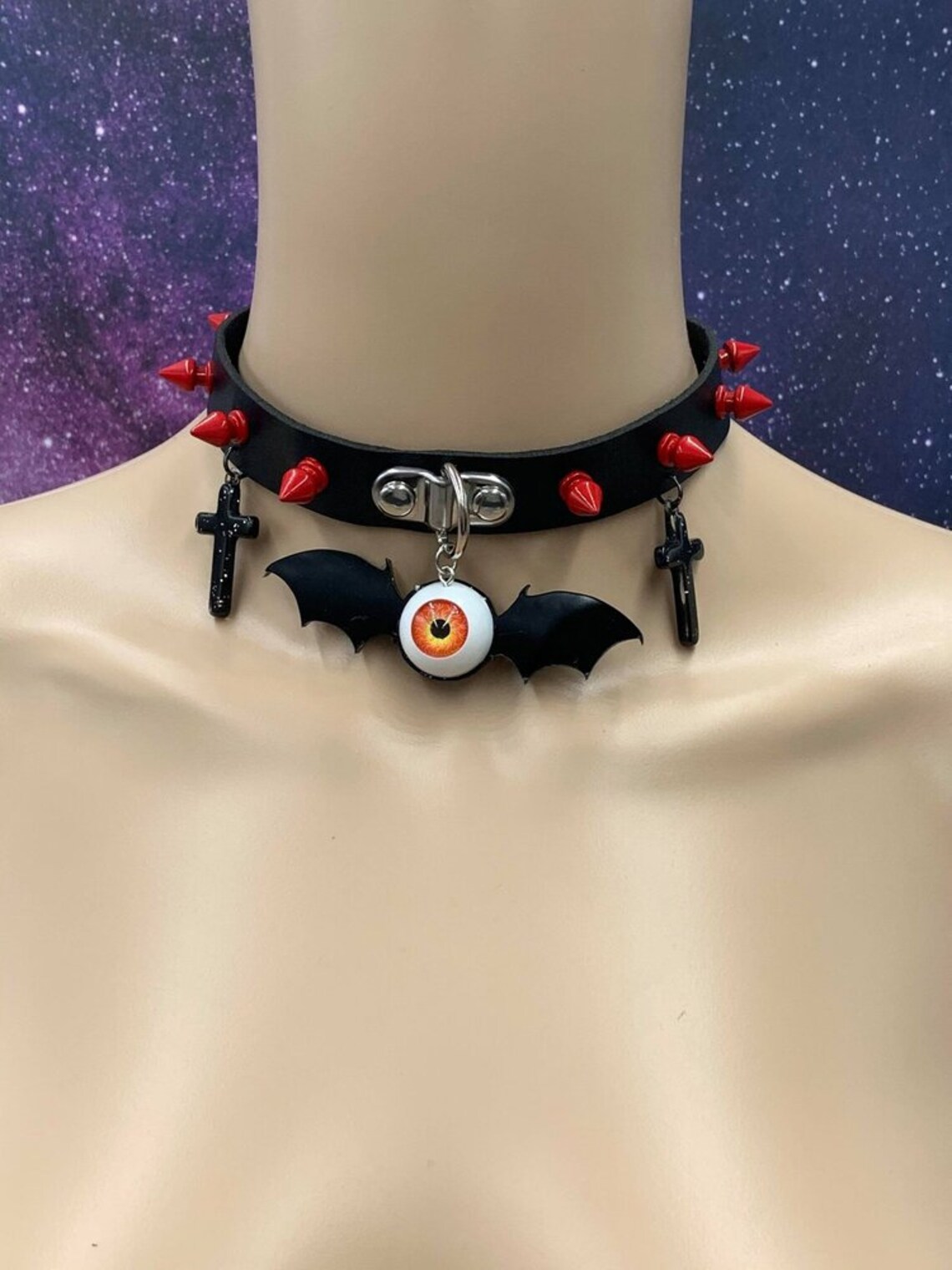 Eyeball Bat Choker - Etsy