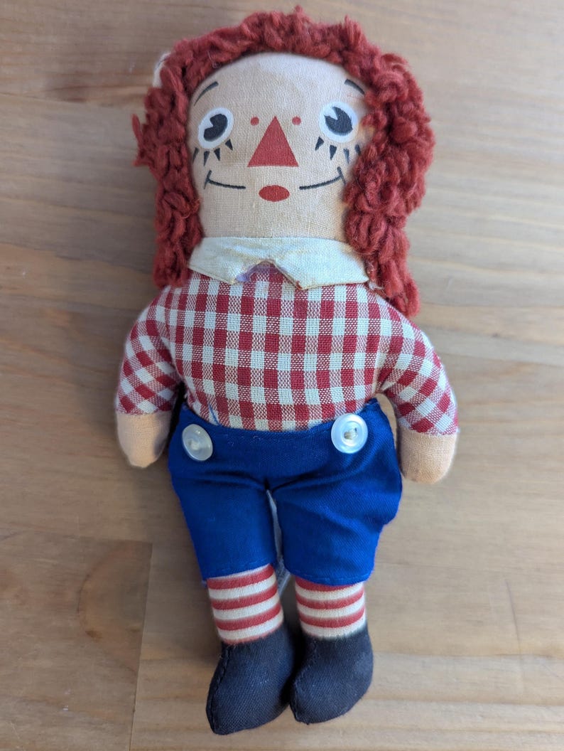 KNICKERBOCKER Raggedy Andy Rag Doll 6" VINTAGE ANTIQUE - Etsy