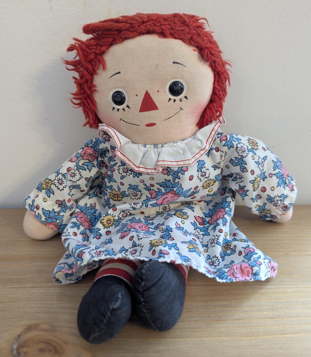 KNICKERBOCKER Raggedy Ann Doll Ragdoll 11 Inch VINTAGE - Etsy