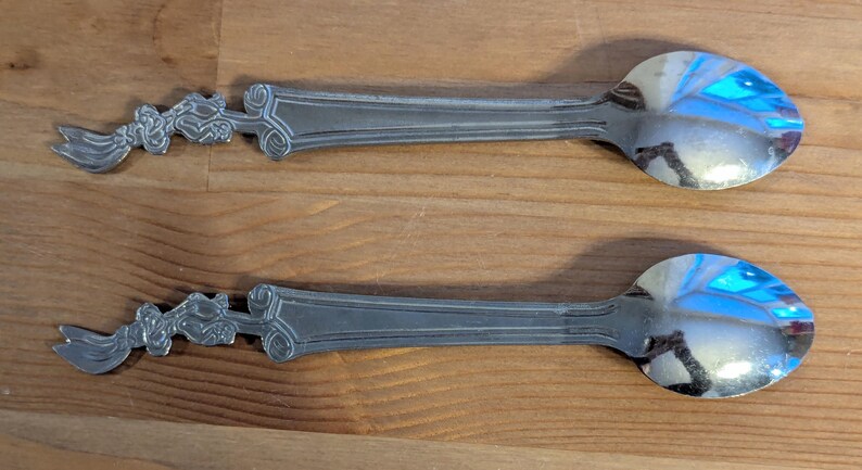 NESTLE NESQUIK QUIK Bunny Rabbit Spoons Set of 2 Stainless Steel ...