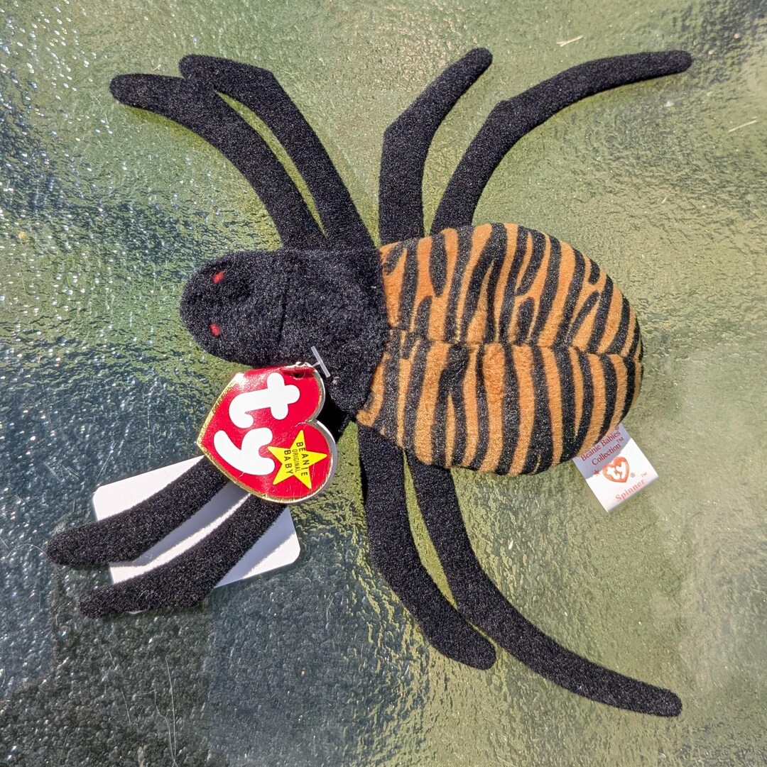 TY BEANIE BABY Spinner the Spider Plush W/tag Vintage 1996 - Etsy